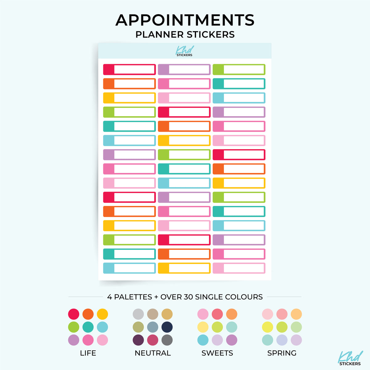 Appointment Planner Stickers – KHDStickers